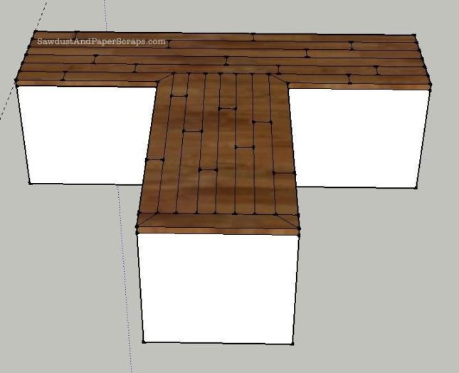 Building MDF Countertops With Seams | Sawdust Girl