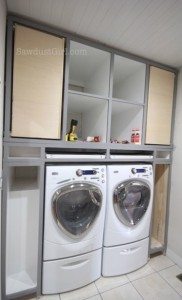 DIY Pull-Out Sweater Drying Rack – Space Saving Laundry Room Storage