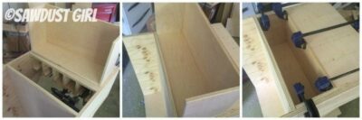 Rolling Tool Cart And Air Compressor Storage | Sawdust Girl
