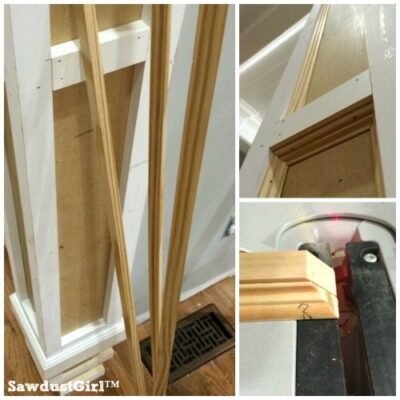 How To Build Big, Bulky, Decorative Columns | Sawdust Girl