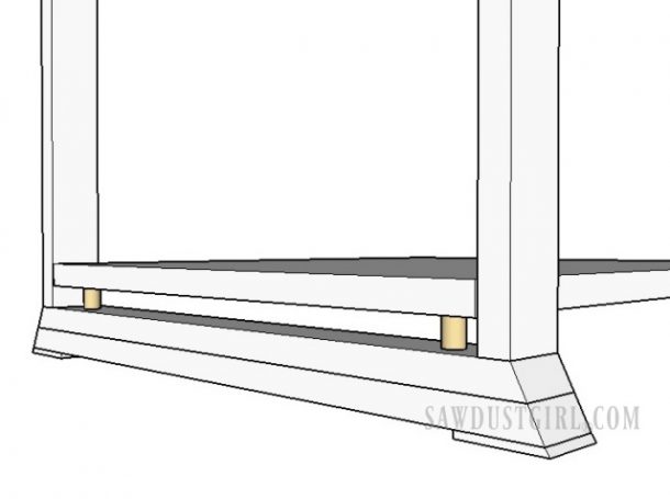 BoX Leg Console Table - Build Plans | Sawdust Girl