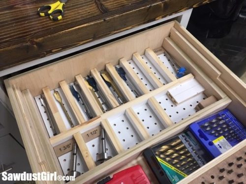 DIY Drawer Organizer - With Pegboard - Sawdust Girl®
