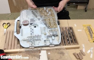 Drill Bit Storage Tray | Sawdust Girl