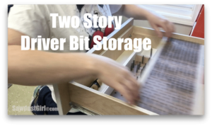 Router Bit Storage Drawer | Sawdust Girl