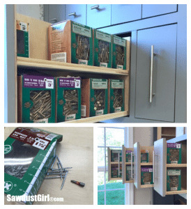 Pull-Out Vertical Workshop Storage