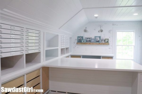 Map Drawers - Craft Room Storage | Sawdust Girl