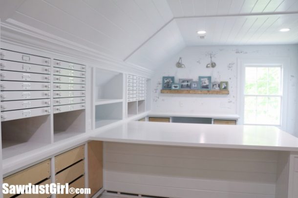 Map Drawers - Craft Room Storage | Sawdust Girl