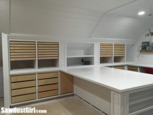 Map Drawers - Craft Room Storage | Sawdust Girl