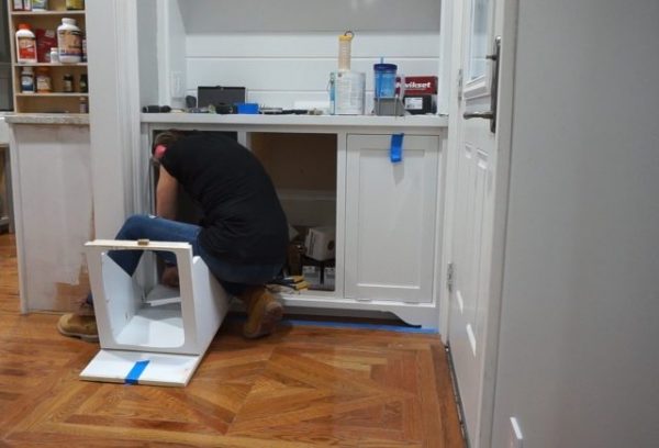 Building a Tilt-out Storage Cabinet - Day 9 - Sawdust Girl®