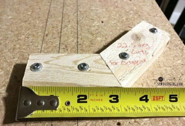 How To Make An Octagon Jig - Building Geometric Shapes | Sawdust Girl