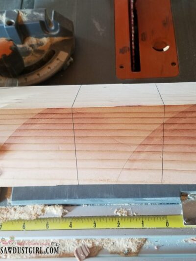 How To Cut A Half Lap Joint On A Table Saw | Sawdust Girl
