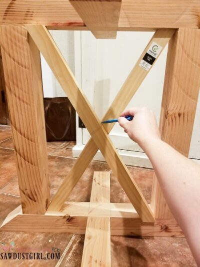 How To Cut A Half Lap Joint On A Table Saw | Sawdust Girl