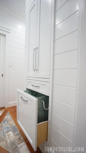 How To Build A Curved Pull-Out Hamper Drawer – Stylish & Functional