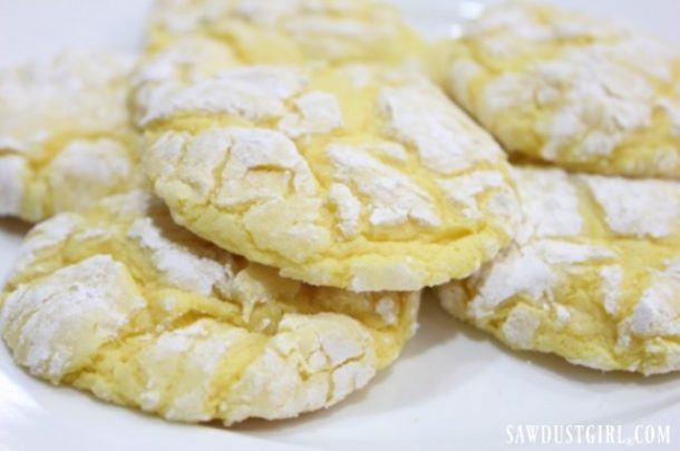 Easy Lemon Drop Cookies | Sawdust Girl