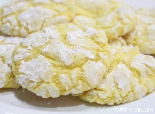 Easy Lemon Drop Cookies | Sawdust Girl