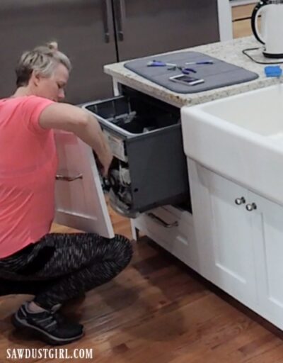 Dishwasher Drawers With Custom Panels | Sawdust Girl