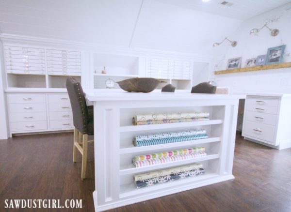 Wrapping Paper Storage Cabinet Plans | Sawdust Girl